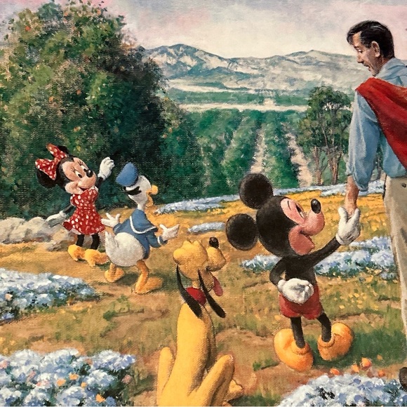 Disney | Art | Vintage Walt Disney Walts Dream Poster Charles Boyer Art ...